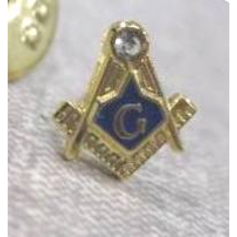 Small Square and Compasses Pin - Grand Lodge of Masons in Massachusetts