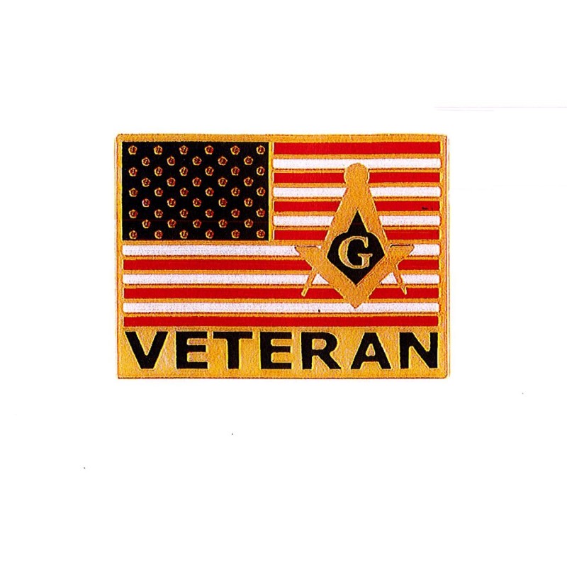 Masonic / Veteran Lapel Pin - Grand Lodge of Masons in Massachusetts